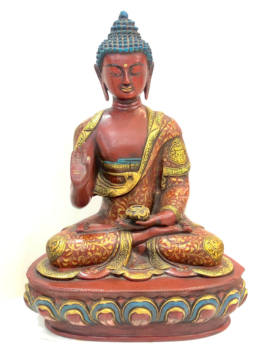 Tathagat (Lord Buddha In Panchdhatu) – Om Prakash and Sons